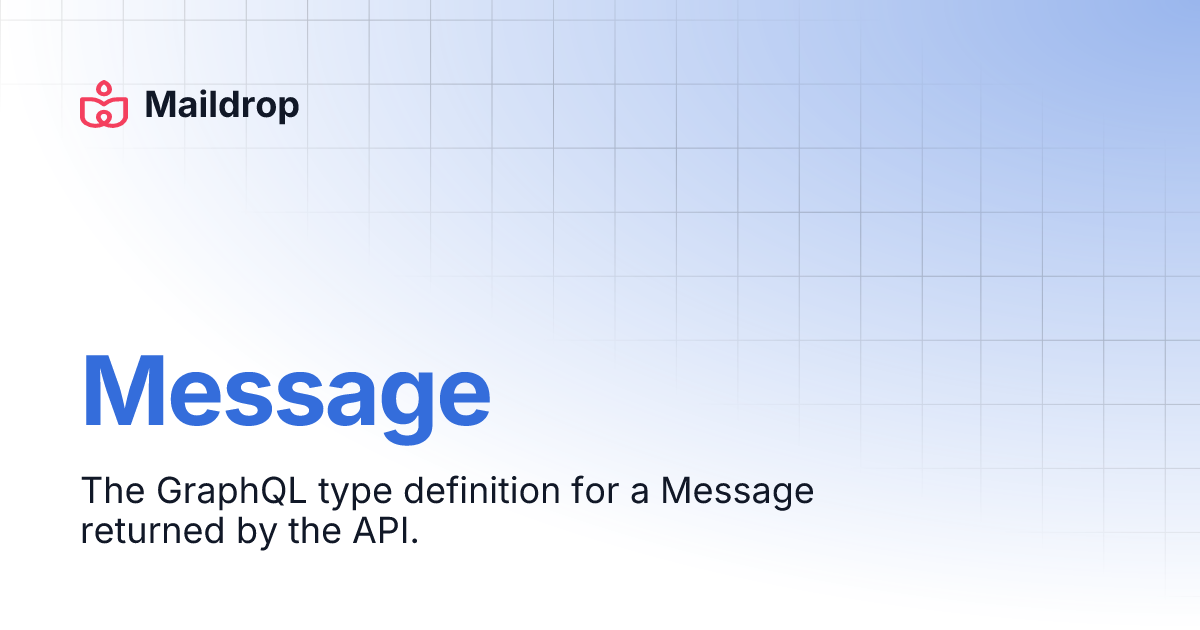 Message | Maildrop
