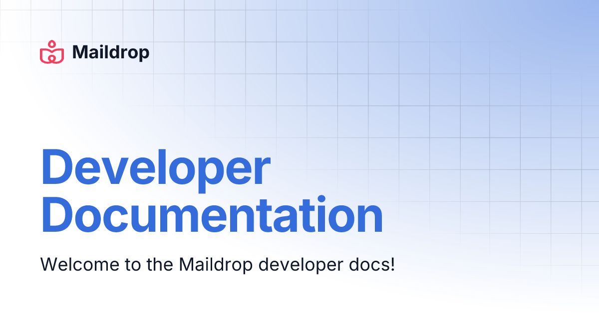 Developer Documentation | Maildrop